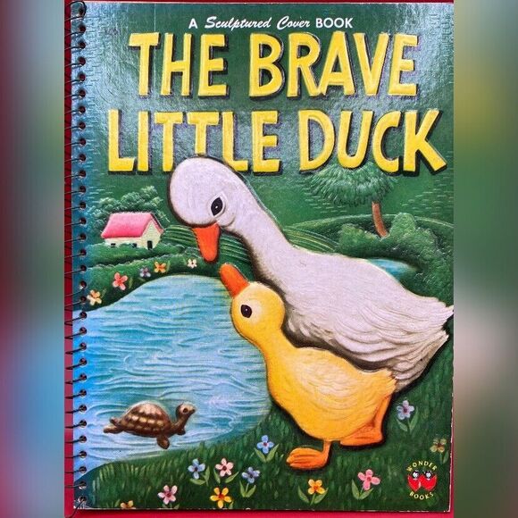 Other | The Brave Little Duck Childrens Book Spiral 1953 Vintage | Poshmark